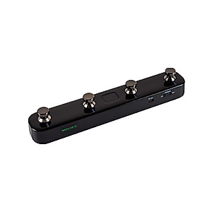 MOOER F4 Black Prime P1 Wireless Footswitch Controller for Preset Switching and Looper and Drum Machine Control