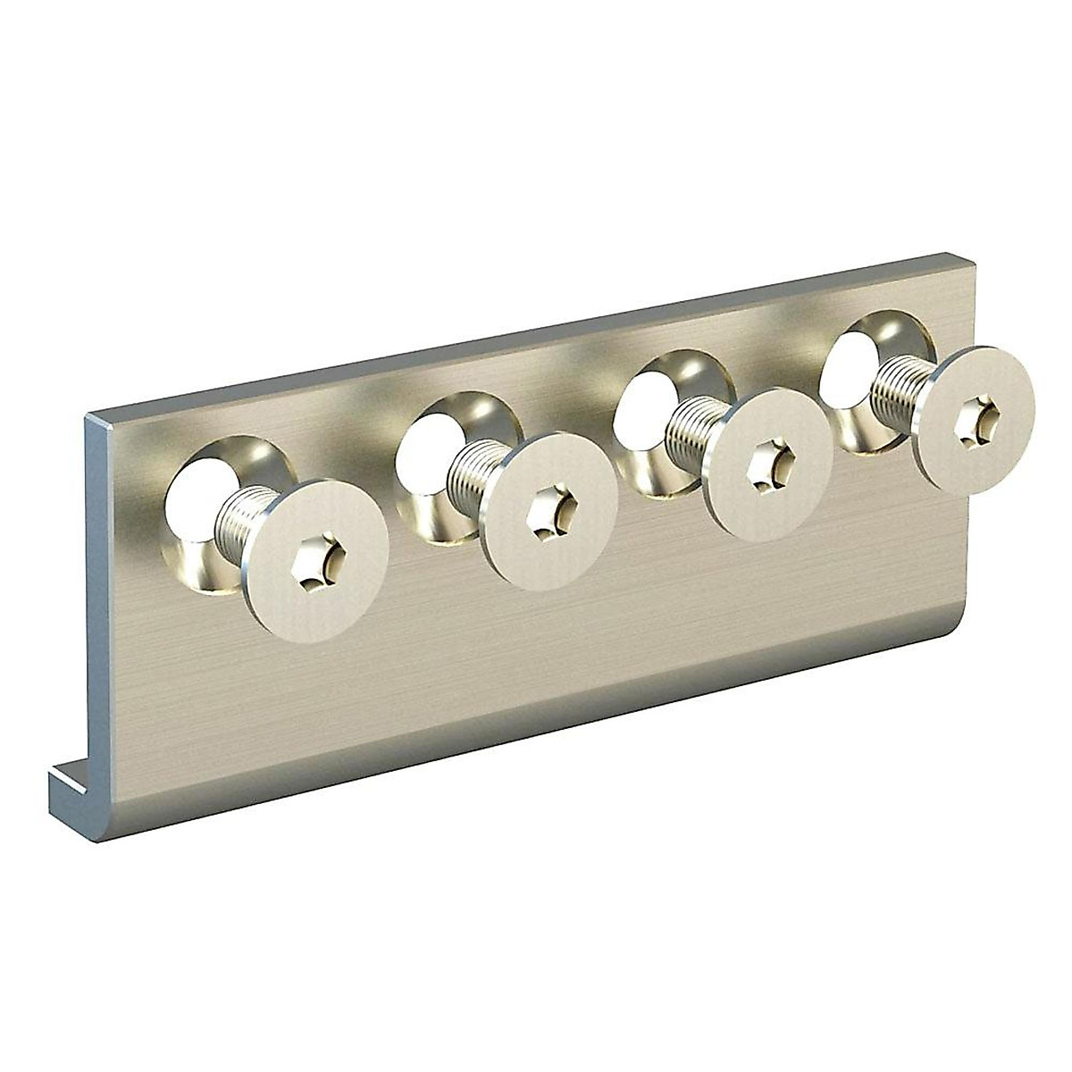 National Hardware N187-003 Decorative Interior Sliding Door Hardware Connecting Adaptor, Satin Nickel, 0