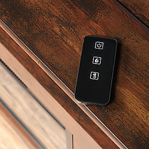 Sauder Harbor View Media Fireplace, for TVs up to 60", Curado Cherry finish