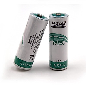 (5-Pack) 3.6V 3600mAh LS17500 Battery, Replacement for SAFT LS17500, Emergency Backup, Data Collection, AMR Add-ons, Smoke Alarms, Carbon Monoxide Detectors, Intrusion Sensors, Fleet Monitoring