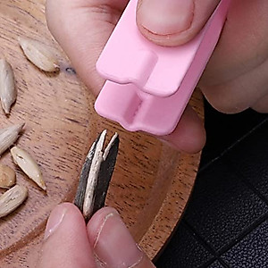 Melon Opener 20Pcs crab crackers and tools Artifact Melon Sunflower Peeler Watermelon Shell Plier Nut Openers for Kitchen Tool Pink nut cracking tools Blue nut Nut Sheller