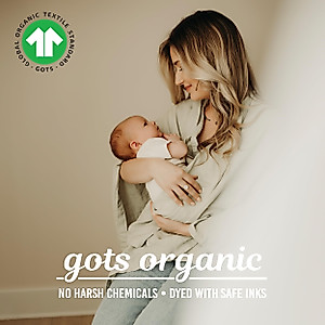 Indi by Kishu Baby GOTS Organic Muslin Nursing Cover Up for Breastfeeding, Breathable Nursing Shawl, Scarf, Privacy Nursing Cover for Breastfeeding Moms (Rust)