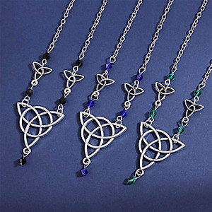 SHAMZBEST Bomine Boho Head Chain Crystal Hair Chain Forehead Festival Wedding Irish Headpieces Hair Acessories for Women and Girls (Green) (silver)