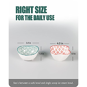 Lareina Soy Sauce Dishes Set of 6, 3 OZ Ceramic Charcuterie Board Bowls, Small Prep Bowls,Elegant Sushi Side Dishes for Ketchup, BBQ, Seasoning, Condiments, Great Housewarming Gifts