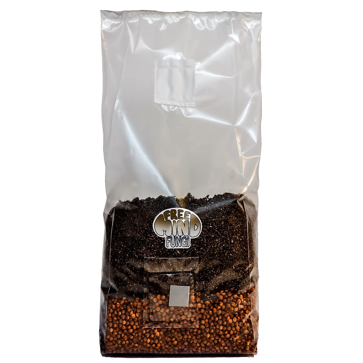 Mushroom Grow Bag for Manure Loving Mushrooms. 'All in one' Style Mushroom Grow kit. Over 3lbs of Substrate. Grow Over 2lbs Fresh, and 2-3oz Dry Like Magic.