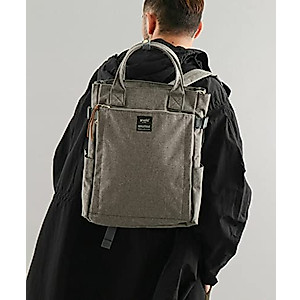 anello(アネロ) Anero POST ATC1225Z 2-Way Backpack, A4, Multiple Storage, Beige