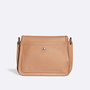 Pixie Mood Victoria 11.5 x 8.5 Vegan Leather Crossbody Bag, Apricot