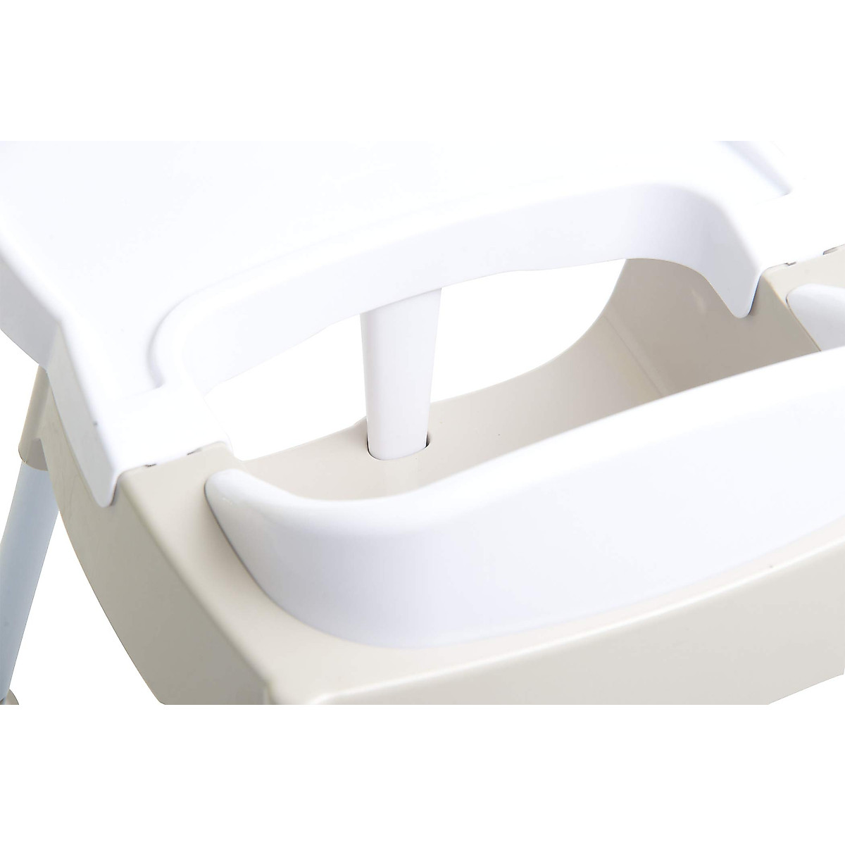Foundations Secure Sitter Feeding Chair 9" Seat Height, White/Tan