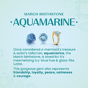 Angara Aquamarine and Diamond Twisted Vine Ring in 14K White & Rose Gold (5mm Aquamarine) March Birthstone