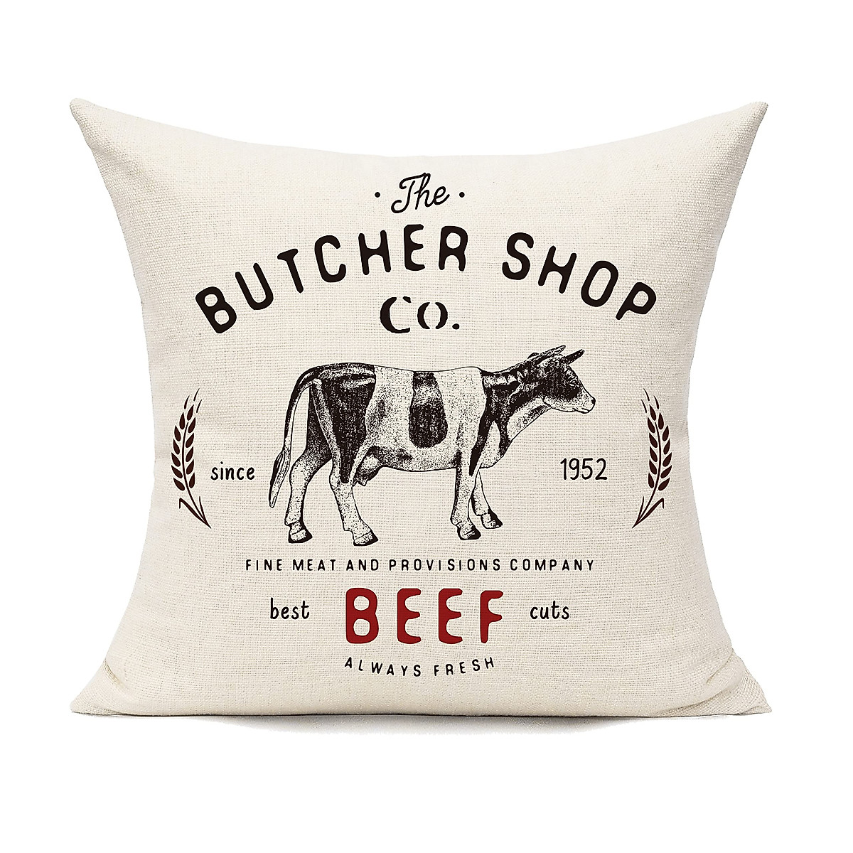 All Smiles Green Plants Summer Outdoor Throw Pillow Covers for Patio Furniture 20x20 Set of 4 Garden Porch Spring Decorative Cushion Cases Succulent Home Decor