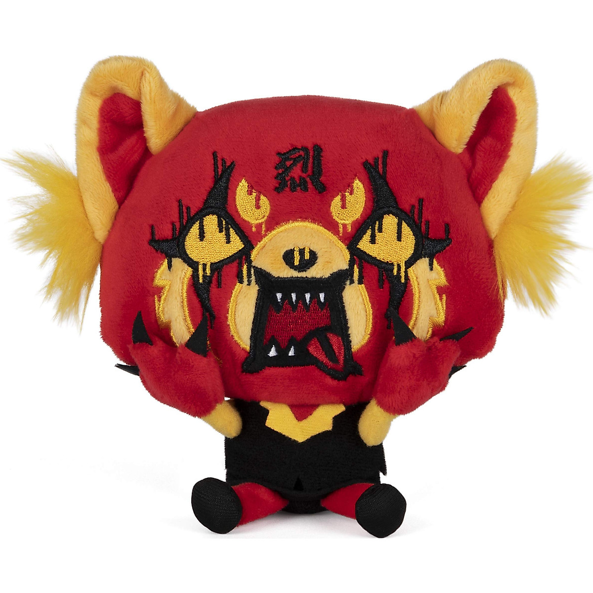 GUND Sanrio Aggretsuko Red Rage Plush Stuffed Animal Red Panda Netflix Original, 7"