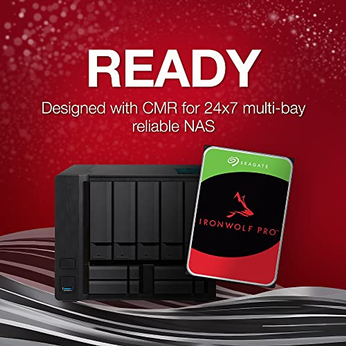 Seagate ST20000NE000 IronWolf Pro 20TB NAS Internal Hard Drive HDD – CMR 3.5 Inch SATA 6Gb/s 7200 RPM