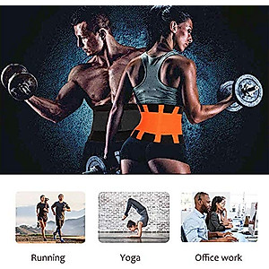 QEESMEI Waist Trainer Belt for Women - Waist Cincher Trimmer - Slimming Body Shaper Sport Girdle Belt, Small Black