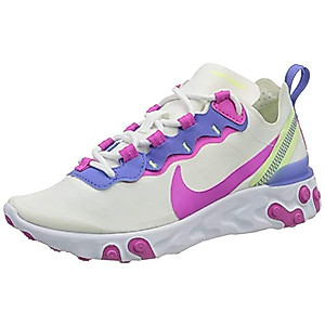Nike Women's Race Running Shoe, White Fire Pink Sapphire Barely Volt, Women 2