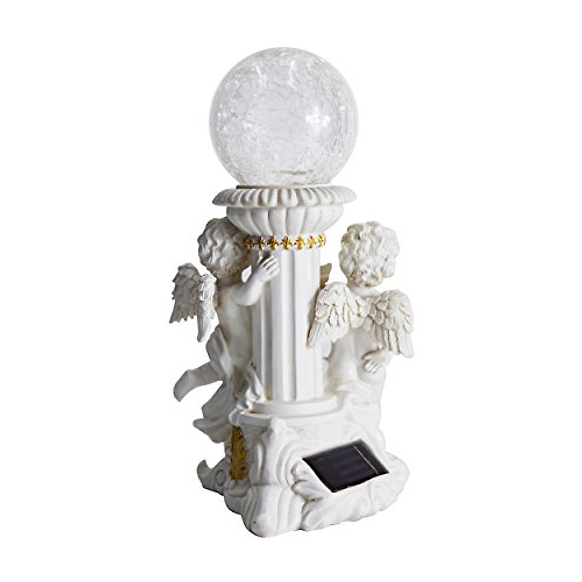 HOMESHINE Solar Garden Statues and Sculptures Angels Figurine Decoration Outdoor Decor Lights 12 Inch