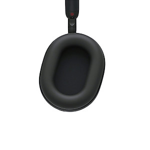 Sony WH-1000XM5 Noise-Canceling Wireless Over-Ear Headphones (Black), 30 Hours Playback Time, Hands-Free Calling, Alexa Voice Control - Kit with Charging Cube and Portable Charger