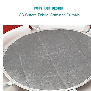 Jmoermif Baby Walkers with Enlarged Chassis and Easy Clean Tray, Universal Height Adjustable Walker Wheeled Walker, Anti-Rollover Folding Walker Suitable for Girls Boys 6-18Months Toddler Baby Walkers