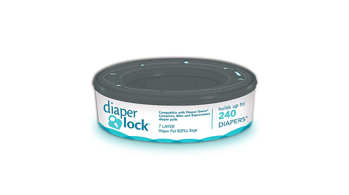 Diaper Lock Refills for Genie Pails | 240 Count Pack