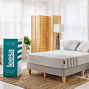 Leesa Sapira Hybrid 11" Mattress, Full Size, Premium Cooling Foam and Individually Wrapped Spring / CertiPUR-US Certified / 100-Night Trial