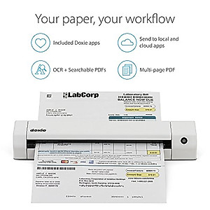 Doxie Go SE Wi-Fi - The Smarter Wi-Fi Scanner with Rechargeable Battery & Amazing Software (Renewed)