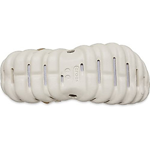 Crocs Unisex Echo Clogs, Stucco, 8 US Men