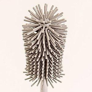 Horsepower Scrubber EZ Reach Silicone Bottle Brush Cleaner Attachment, AS-SEEN-ON-TV, Spins, 350 RPM, Reaches Deep to Clean 40 oz Tumblers, Bottles, Cups, Baby Bottles, & More, Extra-Long Handle