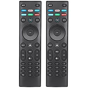 【Pack of 2】 Replacement Remote Control for Vizio TVs,XRT140 for All Vizio LED LCD HD 4K UHD HDR Smart TVs