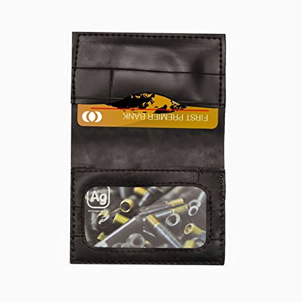 Alchemy Goods Belltown Compact Wallet, Made from Recycled Bike Tubes (Styles May Vary)