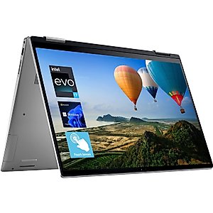 Dell Newest Inspiron 7620 2-in-1 Laptop, 16" FHD+ Touch Display, 12th Gen Intel Core i7-1260P, 64GB DDR4 RAM, 1TB PCIe SSD, FHD Webcam, HDMI, Backlit KB, FP Reader, Wi-Fi 6, Windows 11 Home, Silver