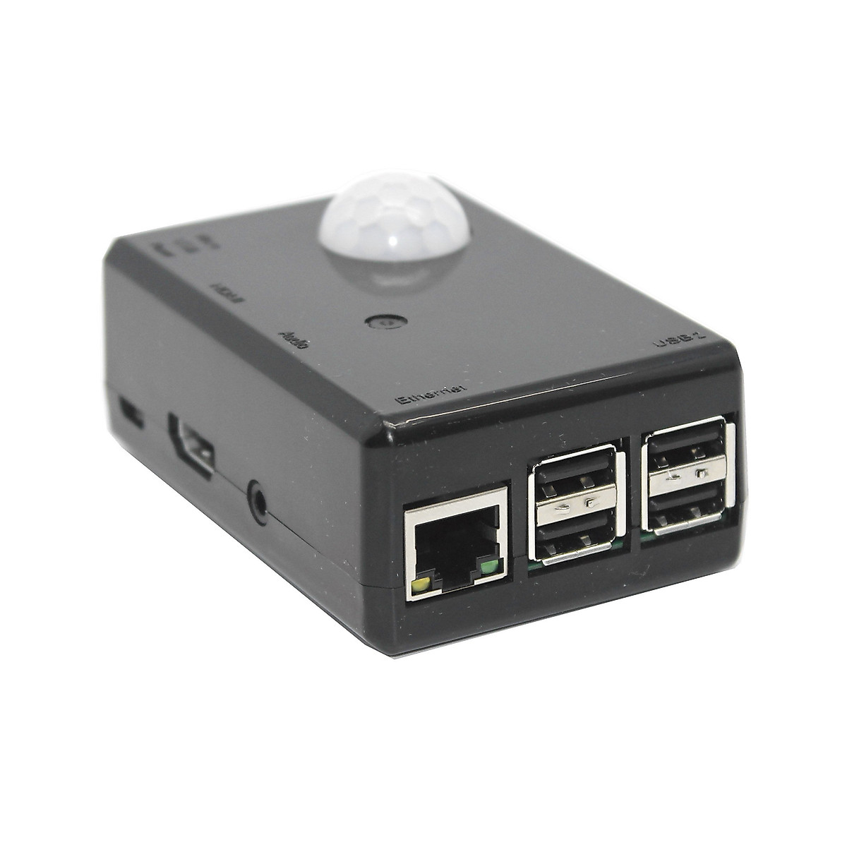 SPI-BOX Raspberry Pi 3 & Raspberry Pi 2 PIR Motion Activated Security Camera starter Kit (Black Starter Kit)