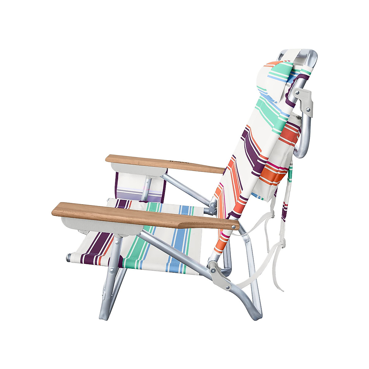 Hurley Deluxe Backpack Beach Chair, One Size, Plum