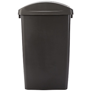 Rubbermaid Swing-Top Lid Recycling Bin for Home, Kitchen, and Bathroom, 12.5 Gallon Recycling Can, Gray