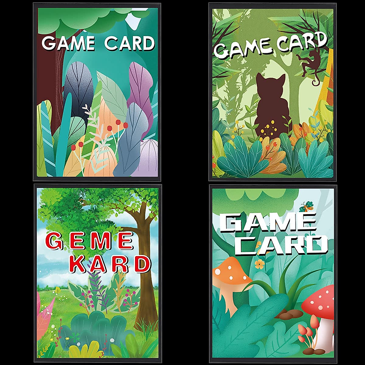 DECKEEP 500 Count Premium Thick Card Sleeves, 66 x 91 mm Clear Standard Card Protectors for Collectibles Trading Cards and Sports Cards