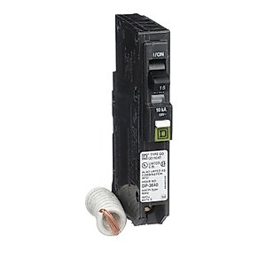 Square D - ‎QO115CAFIC Arc Fault Breaker, Black