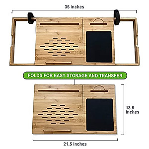 SmartFitness Universal Treadmill Desk, Treadmill Laptop Holder, Treadmill Laptop Stand, Treadmill Laptop Desk, Treadmill Desk Attachment, Laptop Mount, Computer Stand for Treadmill (Patent Pending)