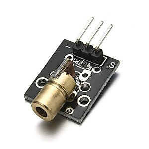 DEVMO 2PCS 5V Sensor Module Board Compatible with Ar-duino AVR PIC KY-008 Laser Transmitter Wave Length 650 nm