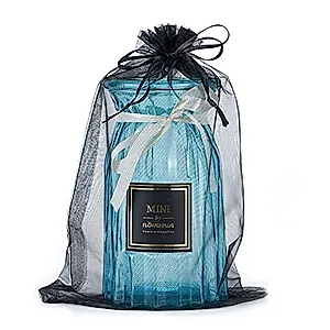 Volanic 50PCS 8 X 12 Inch Sheer Drawstring Organza Gift Bag Jewelry Pouch Party Wedding Favor Candy Mini Bottle Samples Display Bags