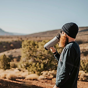 Epic Vostok | Vacuum Insulated Water Bottle with Filter | USA Made Filter | Dishwasher Safe | Stainless Steel | BPA Free Water Bottle | Removes 99.9% Tap Water Contaminants | Coldest | Simple | Modern