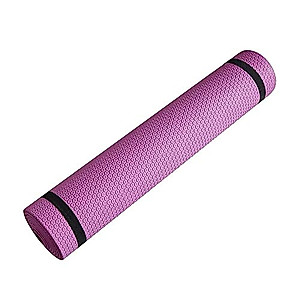 Yoga Mat Anti-skid Sports Fitness Mat 6MM Thick EVA Comfort Foam yoga matt for Exercise, Yoga, and Pilates Gymnastics mat (6mm-blue)