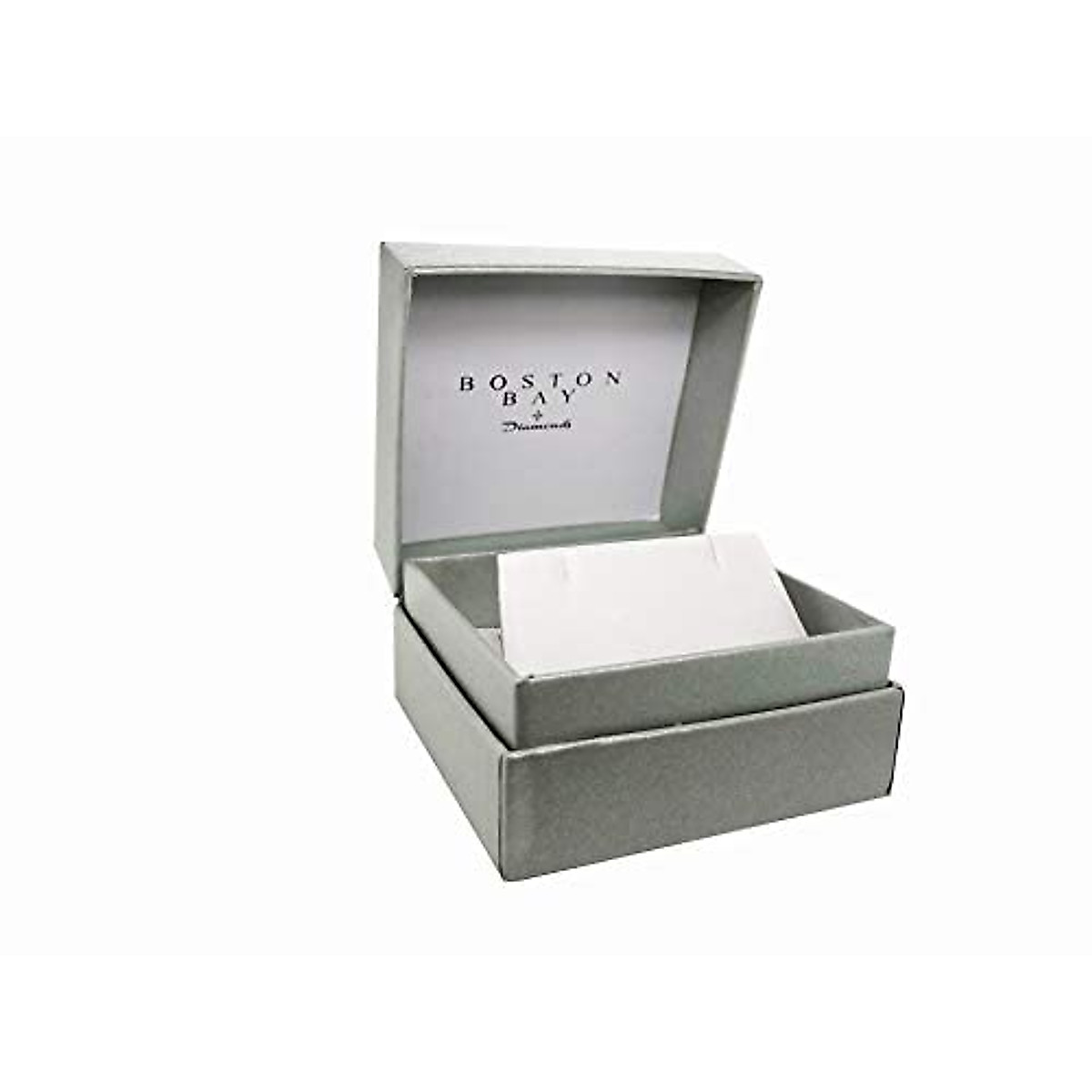 Boston Bay Diamonds .925 Sterling Silver Diamond Accent Cross Pendant Necklace with 18" Chain (I Color, I1 Clarity)