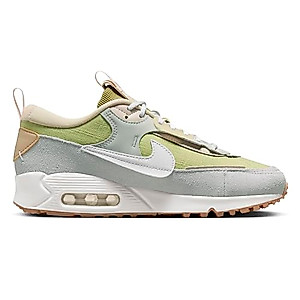 Nike Air Max 90 Futura Women's Shoes (Buff Gold/Summit White/Light Silver, US Footwear Size System, Adult, Women, Numeric, Medium, 7.5)