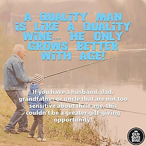 OLD GUYS RULE Men's Baseball Cap, Still Chasing Tail - Gift for Dad, Grandpa, Husband, Father's Day, Birthday, Holiday - Funny Novelty Hat for Fishermen, Outdoorsmen, Fishing Season, Summer (Navy)