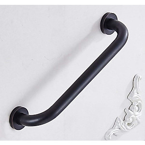 ELLO&ALLO Oil Rubbed Bronze Bathroom Shower Grab Bar, Home Care Bath Hardware (16 Inch)