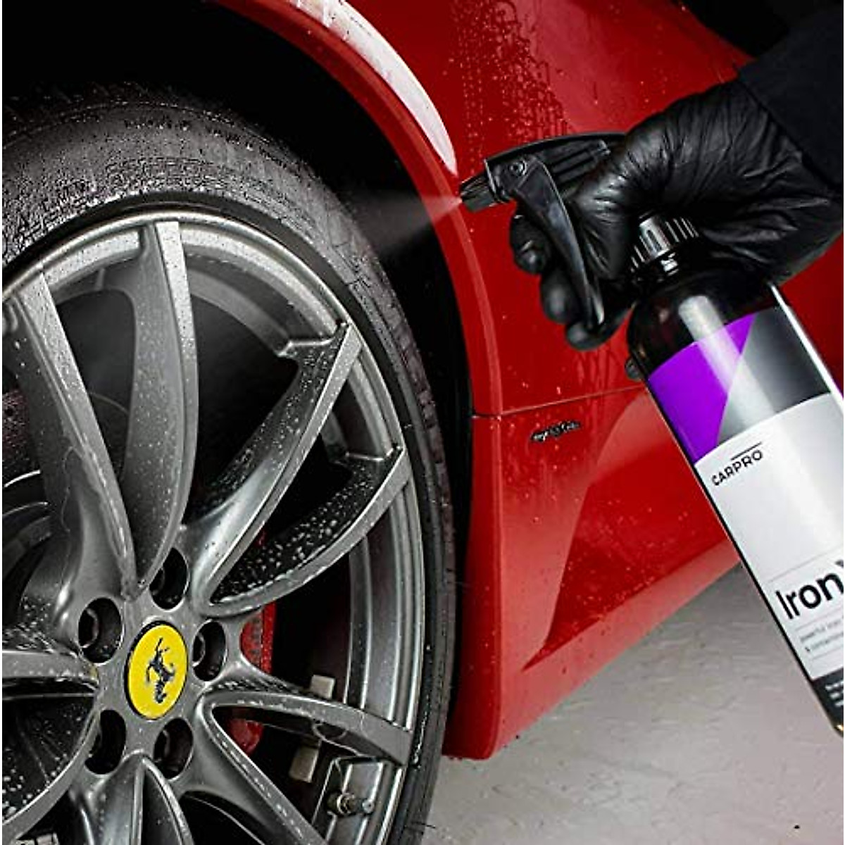 CARPRO IronX Iron Remover: Stops Rust Spots and Pre-Mature Failure of The Clear Coat, Iron Contaminant Removal - 500mL with Sprayer (17oz)