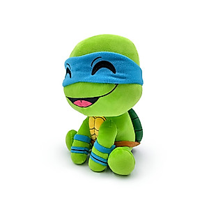 You Tooz Leonardo Plush Toy, 9 Inch Teenage Mutant Ninja Turtles Plushie, Blue Uniform, Soft Stuffed Toy for Ages 15 and Up