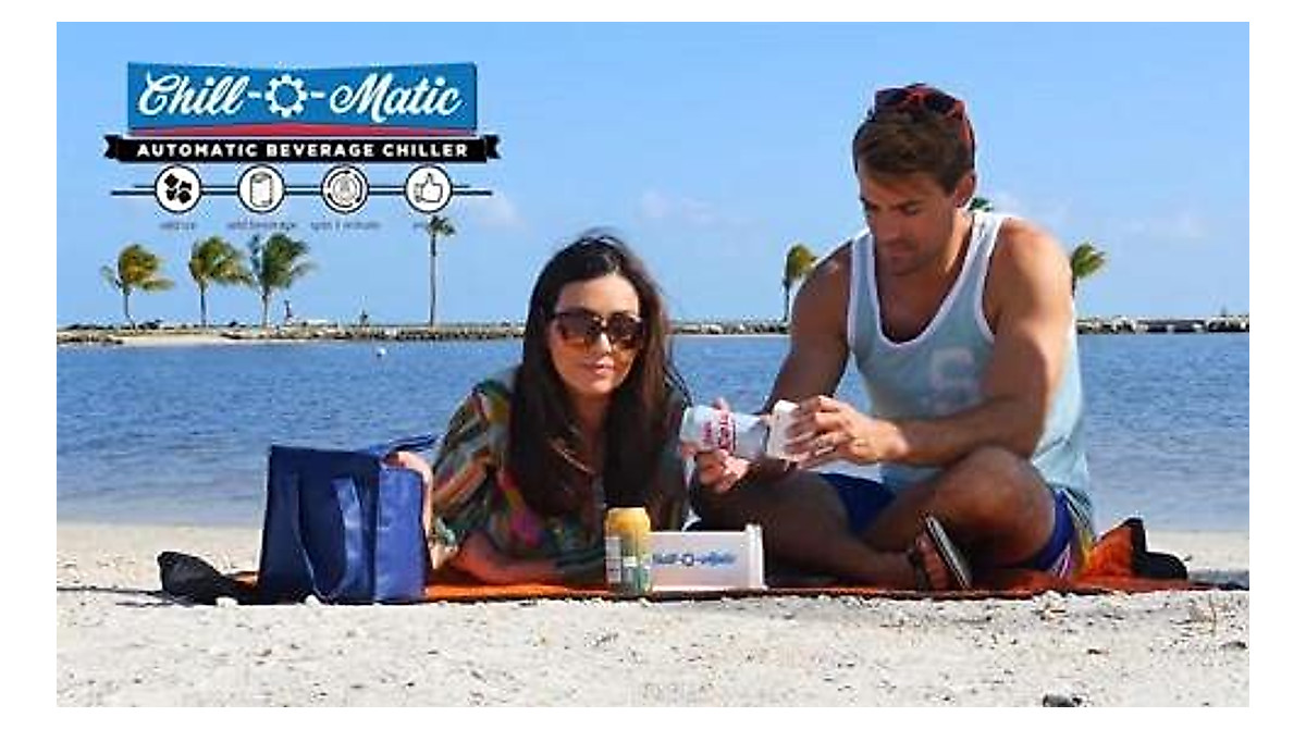 Chill-O-Matic Instant Beverage Cooler - Chill in 60 Seconds