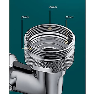 Faucet Extender for Bathroom Sink Universal,1080 Faucet Extender Brass,Universal Splash Filter Faucet 1080 Rotating,2 Water Outlet Modes,for Sink