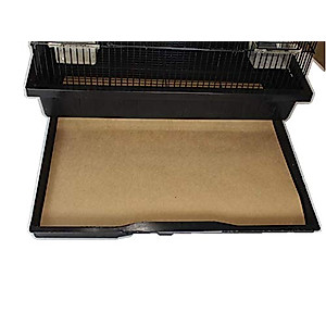 BirdCageLiners - Medium Size Cages - 150 Pre-Cut Sheets - 40 Pound Paper - Custom Size - Up to 300 Ft of Paper