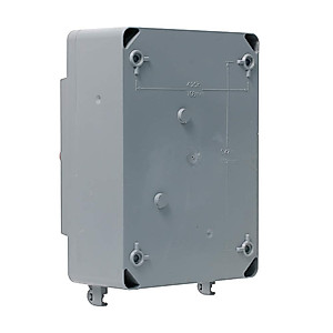 Leviton MS4X-303 30 Amp, 600 VAC, 3-Pole, Non-Fused Manual Motor Starter, Suitable as Motor Disconnect, Type 4X Thermoplastic Enclosure, IP67-Watertight