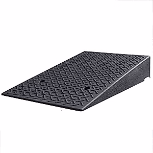 Rubber Curb Ramp, Heavy-DutyCapacity Threshold Ramps, Duty Door Step Ramp For Wheelchairs, Mobility Scooters And Power Chairs, Driveway Curb Ramp With Slip-Resistant ( Size : 50*100*19cm(19.6*39.3*7.4